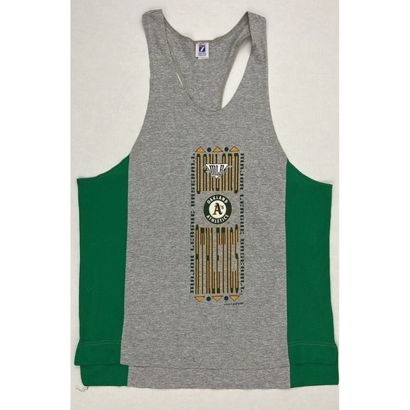 LOGO 7 | Shirts | Vintage 9s Oakland As Athletics Mlb Tank Top Mens Xl ...